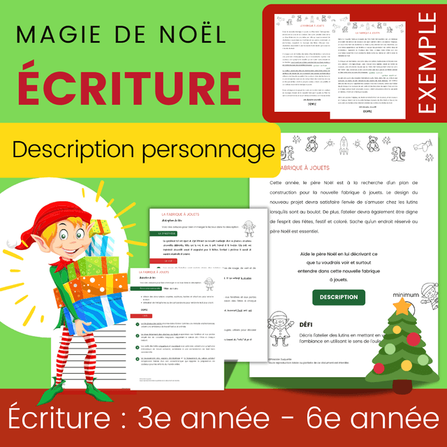 Spécial Noël | Ressources de lecture et d’écriture pour le 2e et 3e ...