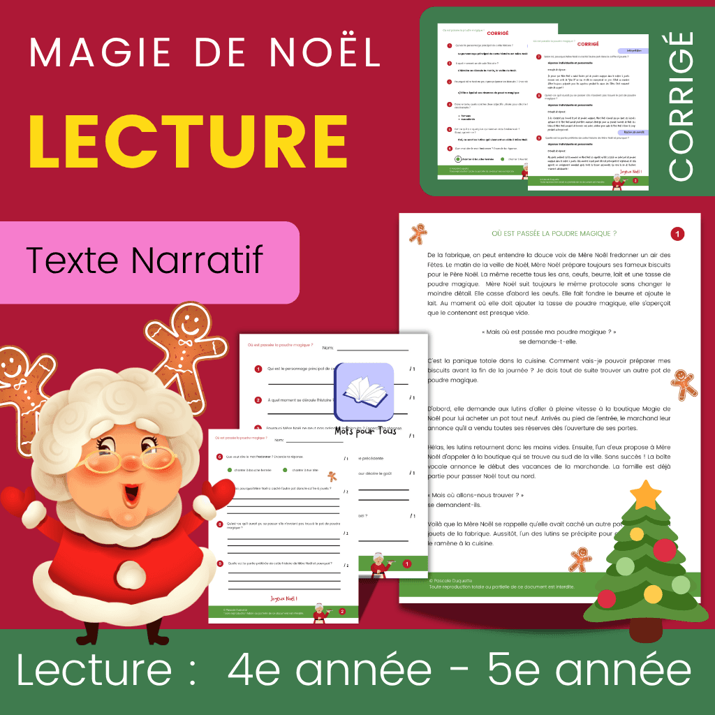 Spécial Noël | Ressources de lecture et d’écriture pour le 2e et 3e ...